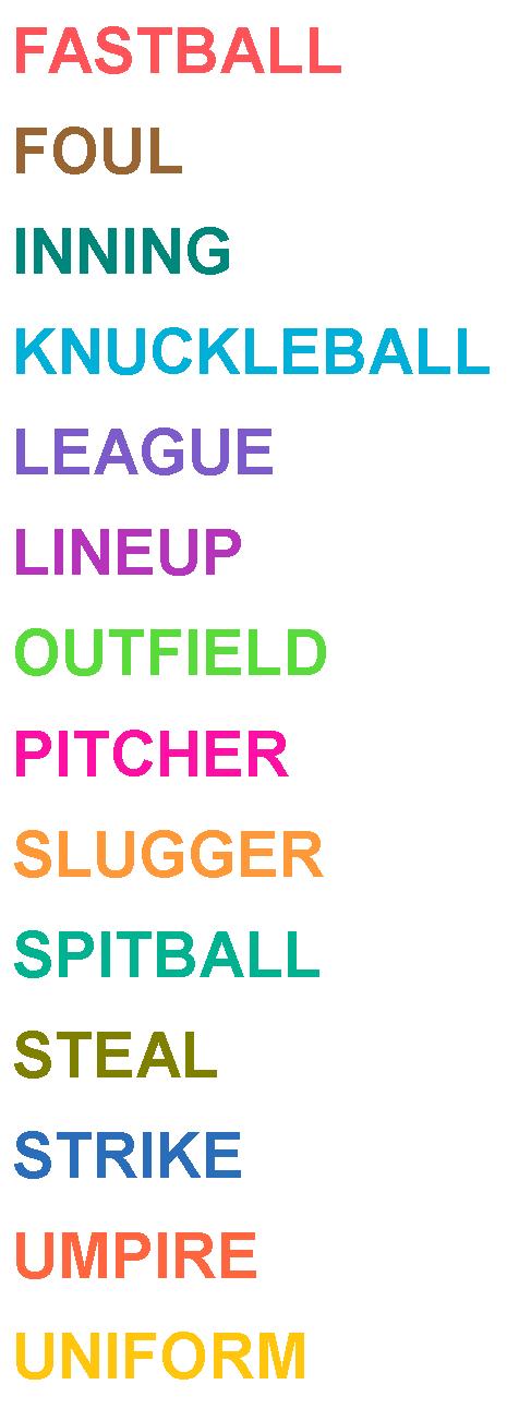 Word Search Baseball 421 – Seasoned Times