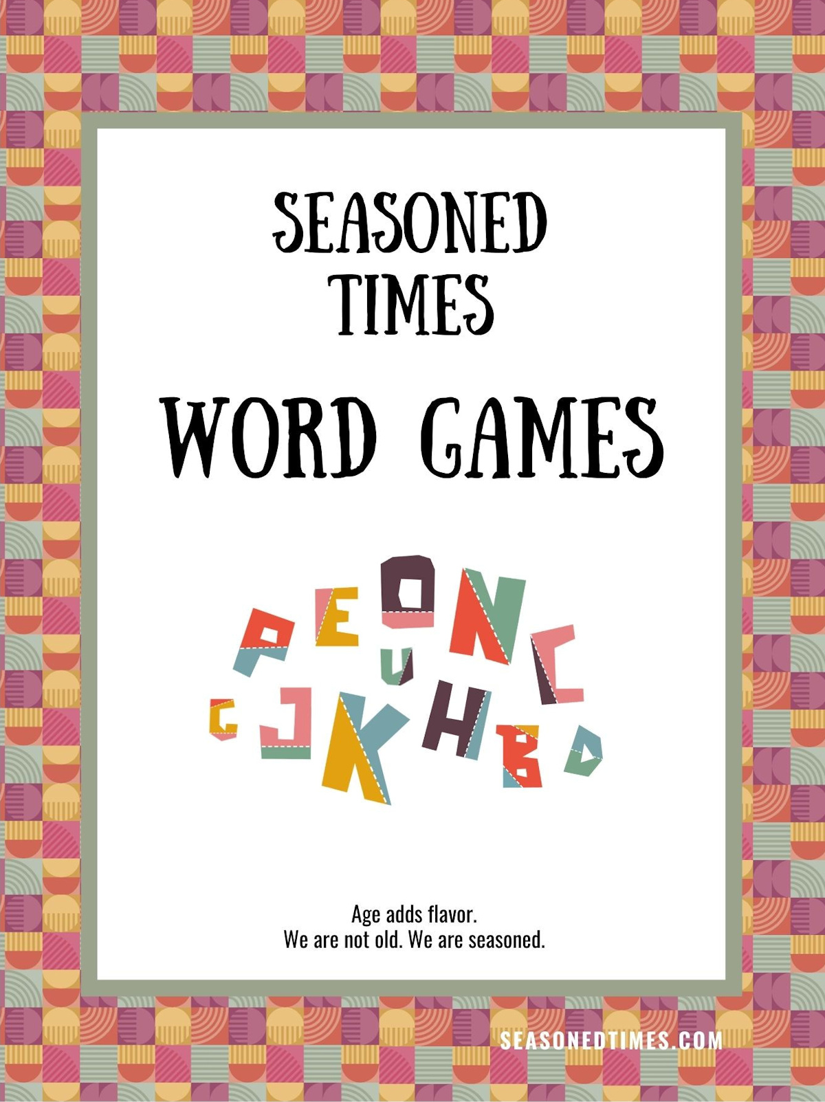 Word Games Book – Seasoned Times