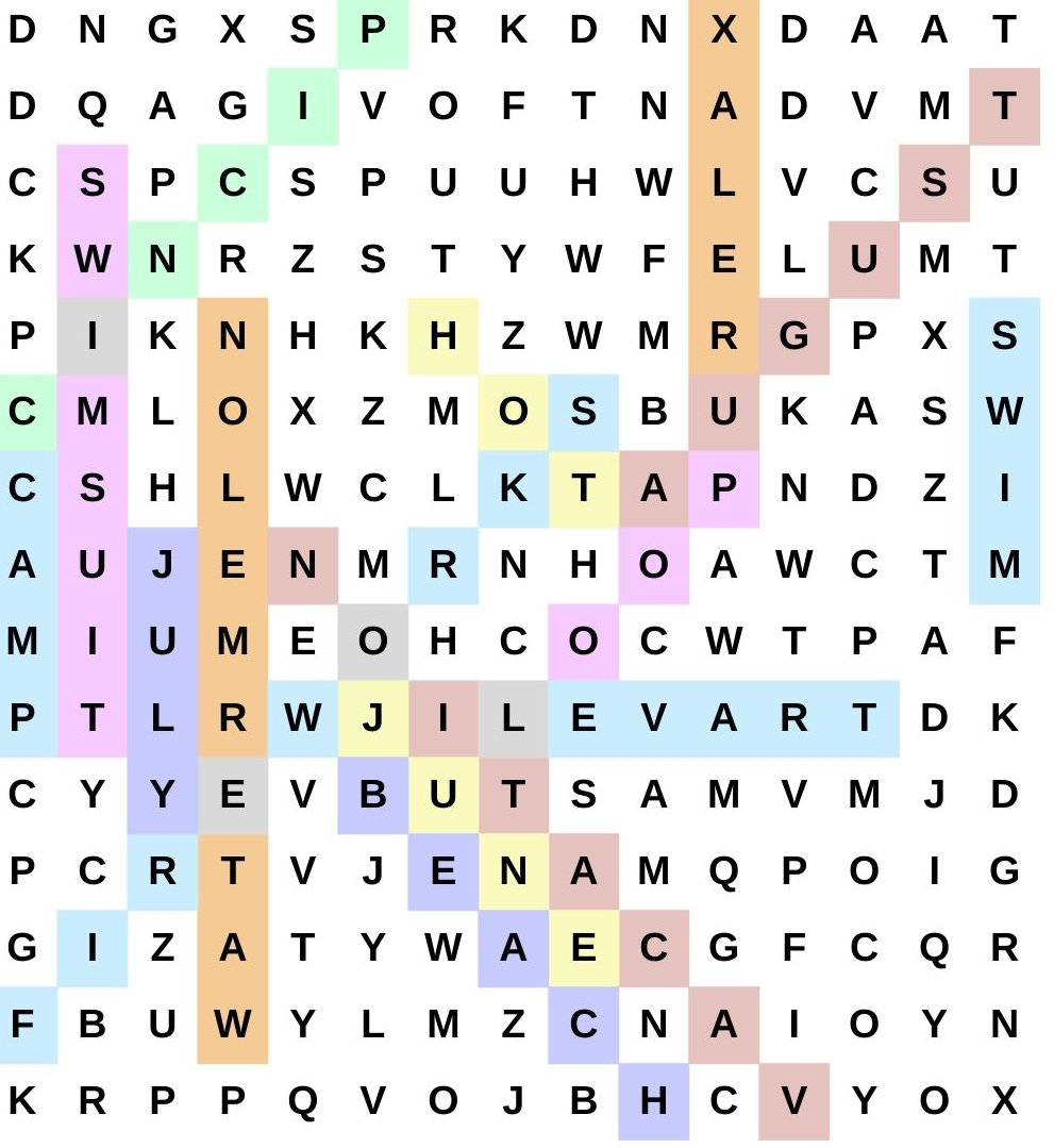 Summer Word Search Solution 625 – Seasoned Times